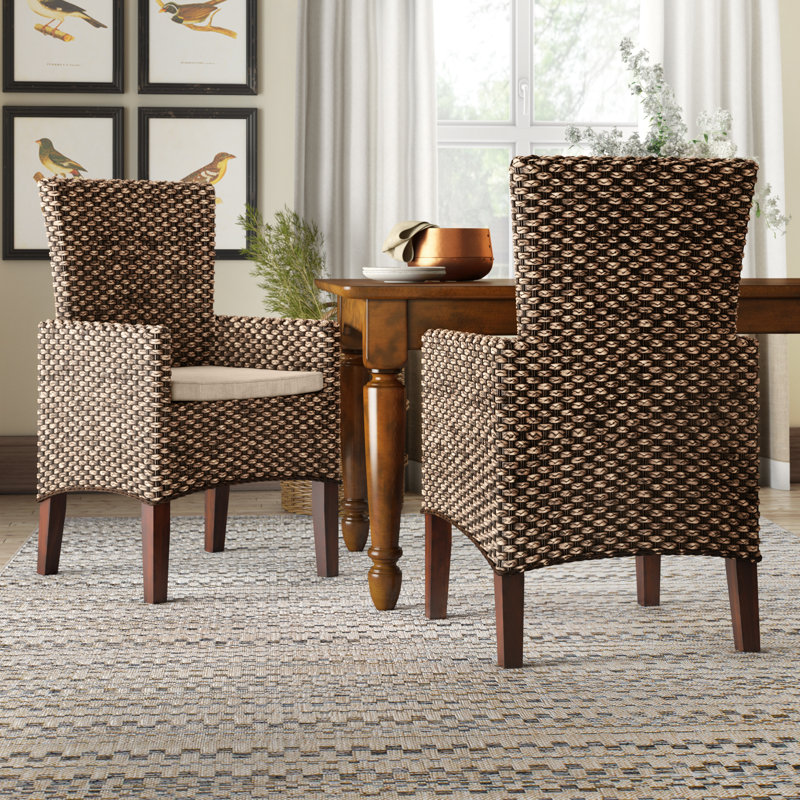 Beachcrest Home Adairsville Solid Back Arm Chair Reviews Wayfair